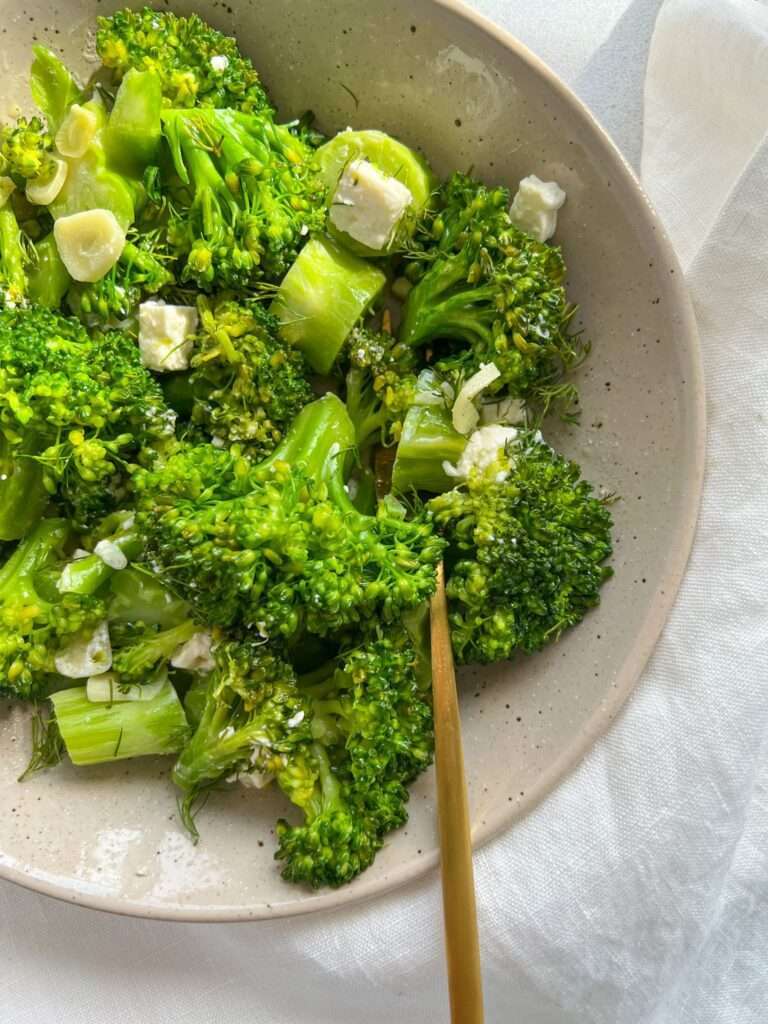Sautéed Broccoli with Feta - The Modern Nonna