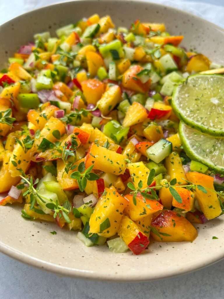 Peach Salsa - The Modern Nonna