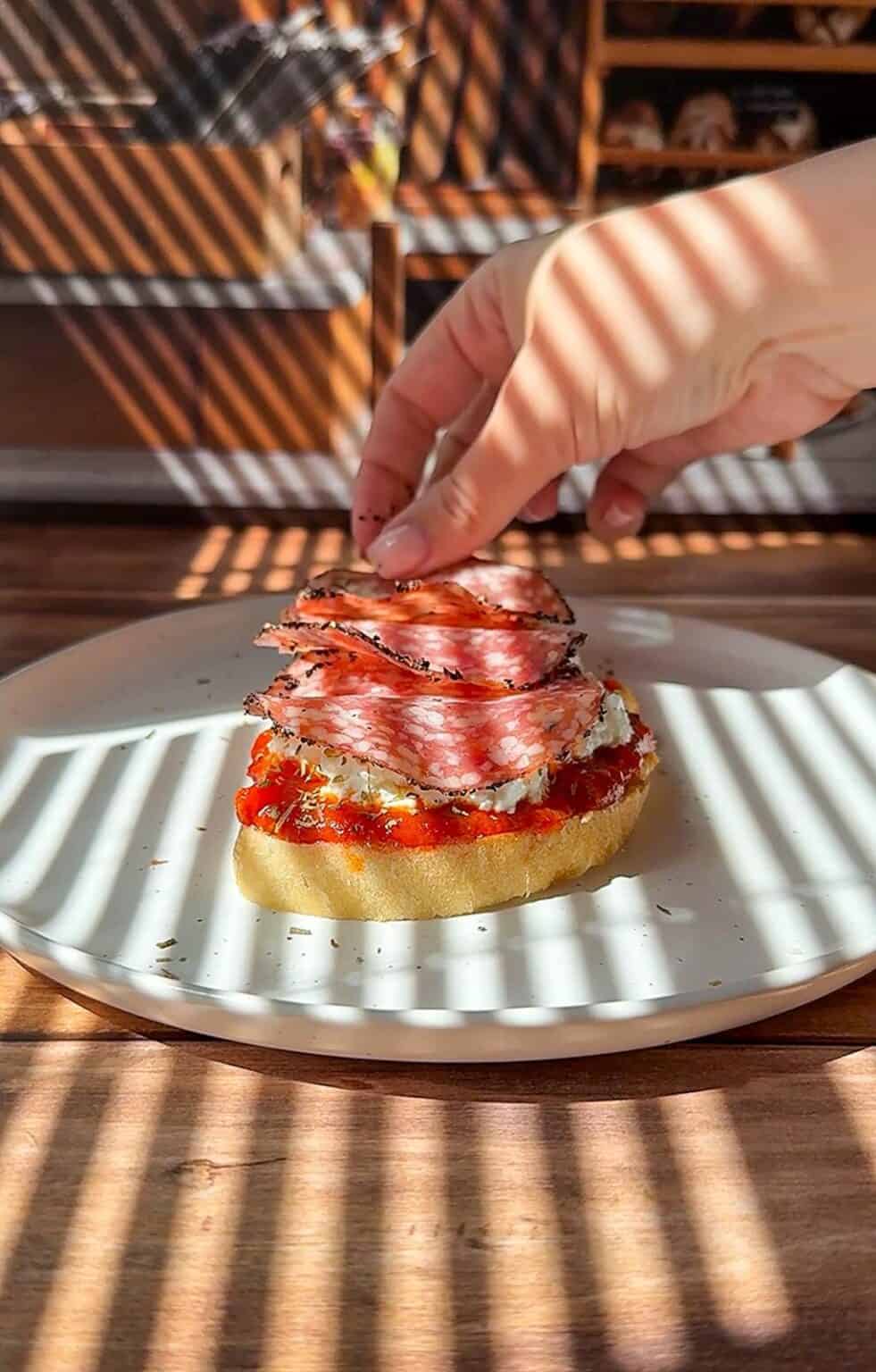 Cottage Cheese Pizza Toast - The Modern Nonna