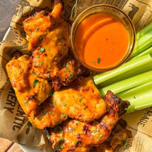 Buffalo Chicken Thighs - The Modern Nonna