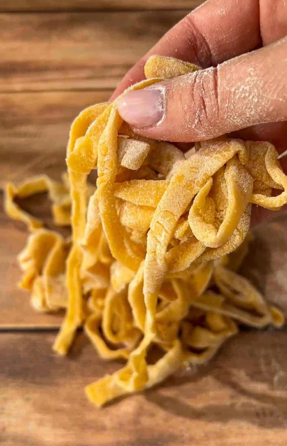Easy Homemade Pasta (No Machine Method) - The Modern Nonna